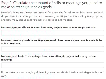 How to Use the Sales Target Calculator
